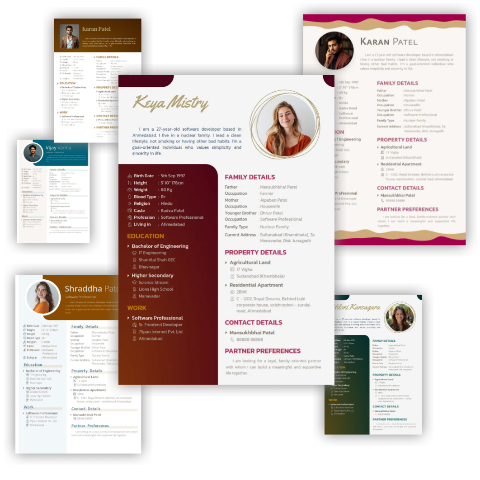 Create your Digital Marriage Biodata for FREE